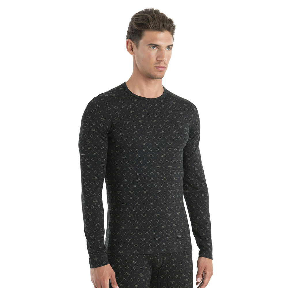 Icebreaker Merino 200 Oasis First Snow Mens LS Crewe – The Last Lift